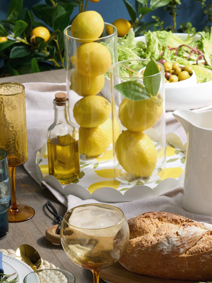 Lemon Printed Tray - Kitchen Accessories | PEP